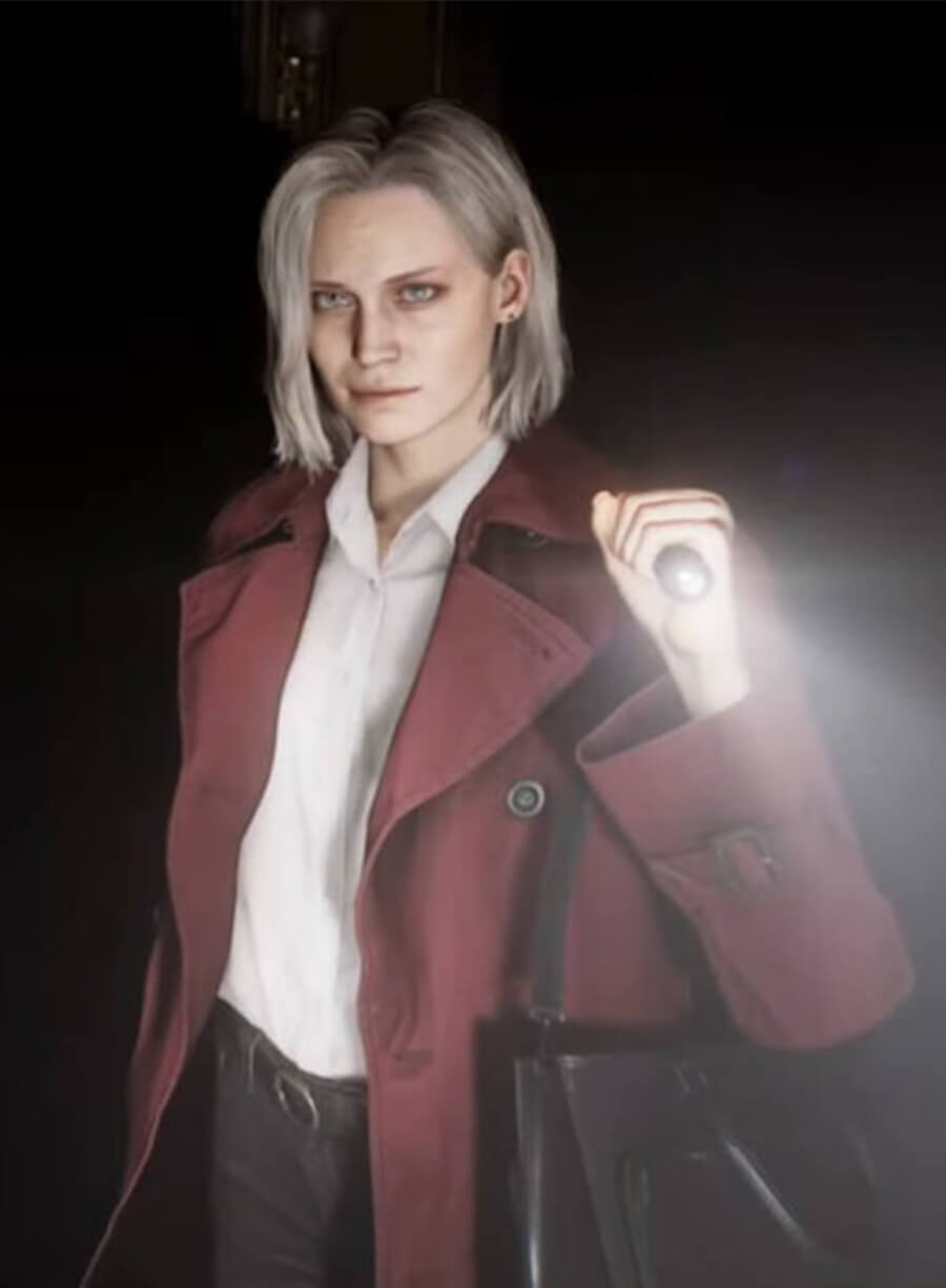 Alyssa Ashcroft Resident Evil: Requiem 2026 Maroon Coat – JacketVendor