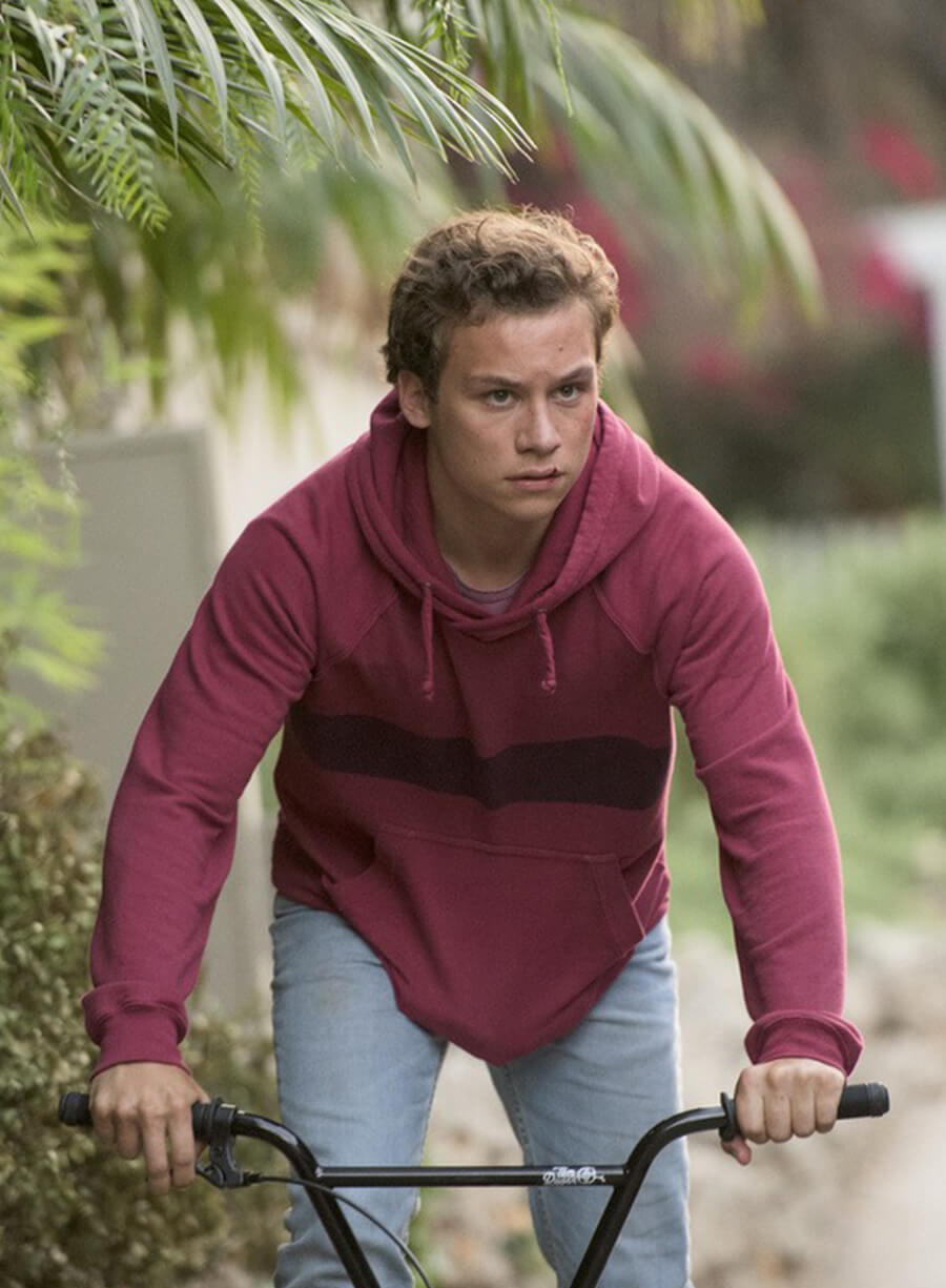 Animal Kingdom S01 Joshua J Cody Maroon Hoodie – JacketVendor