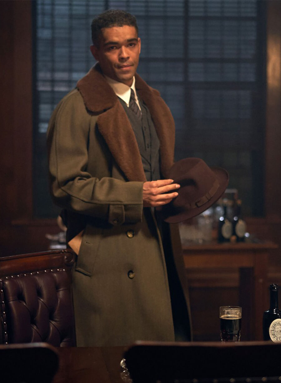 Peaky Blinders Colonel Ben Shearling Coat – JacketVendor