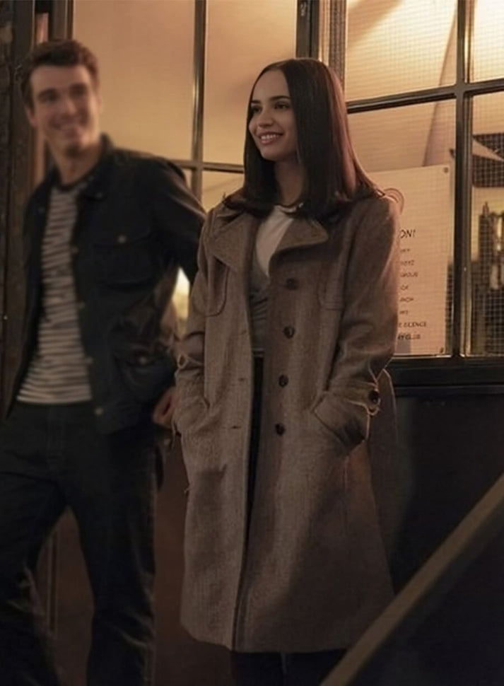 Sofia Carson My Oxford Year 2025 Anna De La Vega Coat – JacketVendor